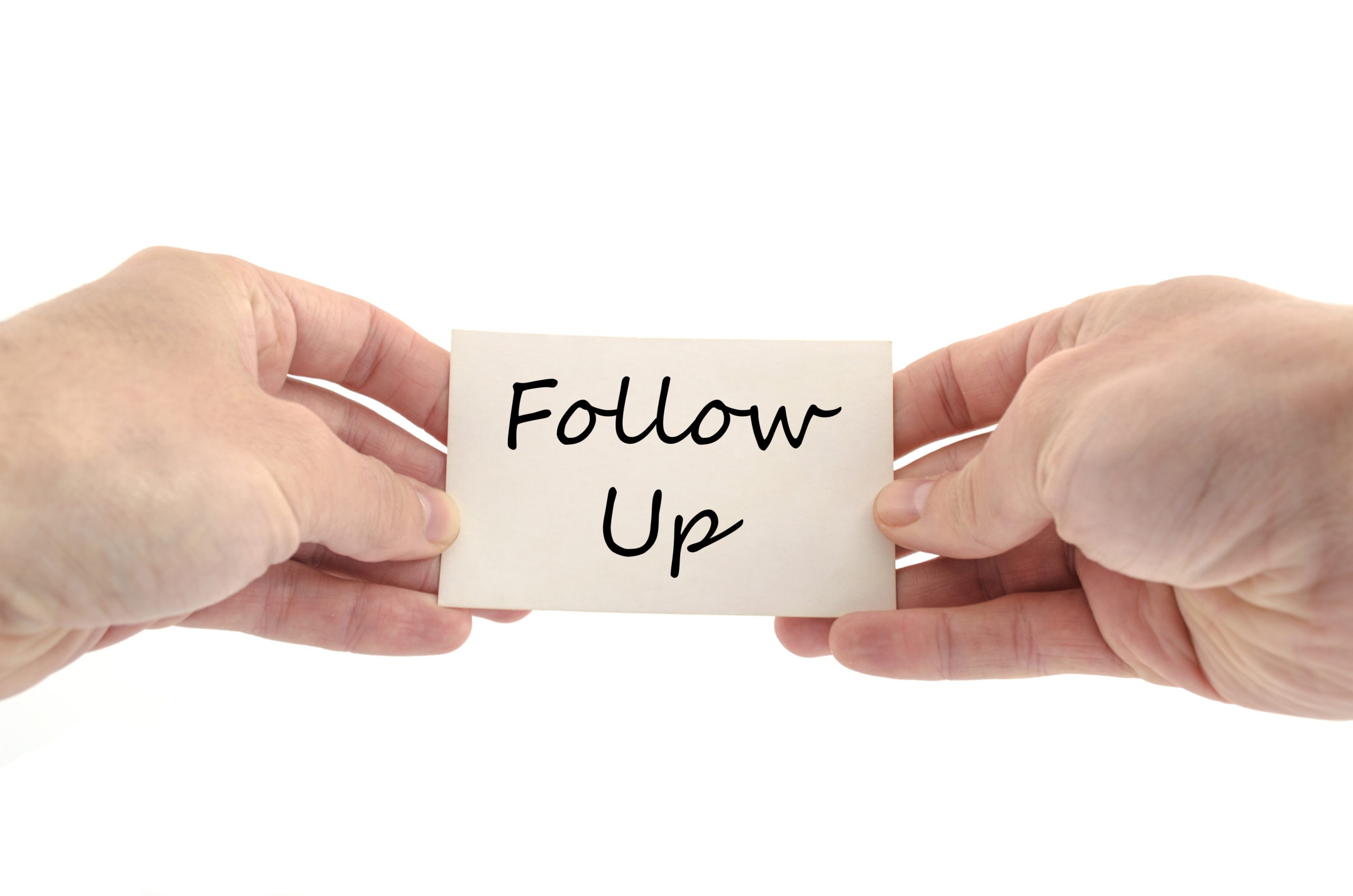 Técnicas de Follow-up em vendas - JCOL